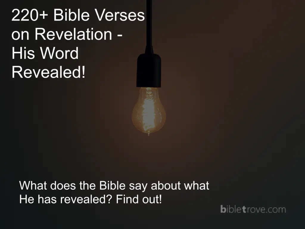 220+ Bible Verses On Revelation - Ranked!