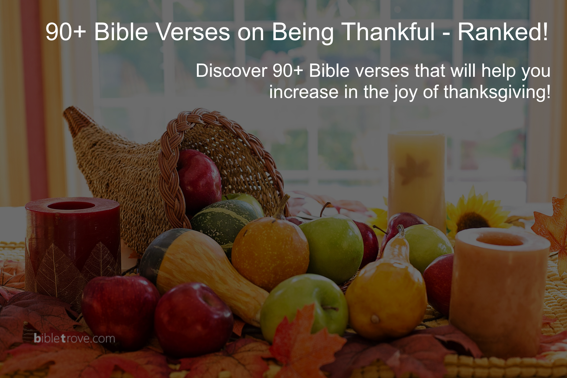 90+ Bible Verses On Being Thankful - Ranked!